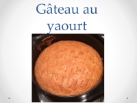 Gâteau au yaourt