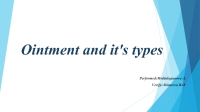 Ointment and its types