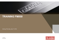 Training FM850