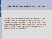 Java Reflection: A Basic Introduction
