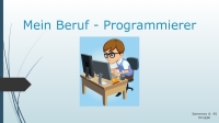 Mein beruf - programmierer