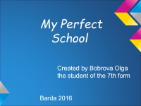 My Perfect School