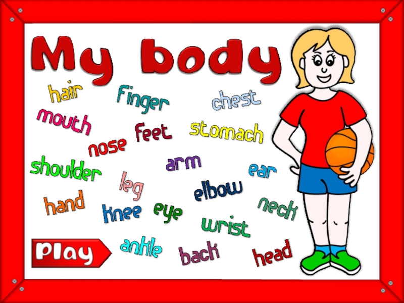  Parts Of The Body Game